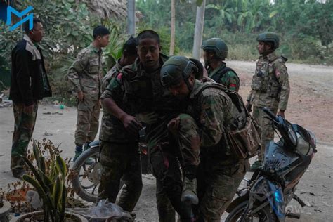 Mdy Pdf ရှိနေသည့် မတ္တရာတွင်တိုက်ပွဲပြင်းထန်၊ စစ်တပ်လေကြောင်းမှ ဗုံးကြဲ