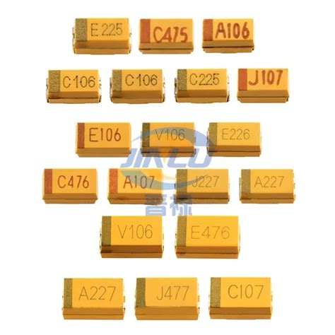 10pcs B Smd Case Tantalum Capacitor 6 3v 10v 16v 25v 35v 50v 476j 107j