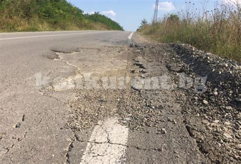 ТИР овете „изровиха“ дупки и по обходния път към „Дунав мост 2“ СНИМКИ Информационна агенция ПИК