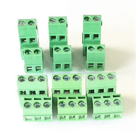 3pin Plug In 5mm Pitch Panel Pcb Mount Screw Terminal Block Connector Connector Pcb Terminal