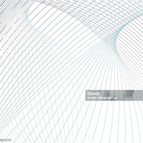 라인 아트 디자인을 추상화 합니다 흰색 배경에 밝은 파란색 보라색 자주색 회색 파도 텍스트 공간을 흔들며 줄무늬 서식 파일 벡터 기술은 현대 과학 기술 디자인 미래 웨이브