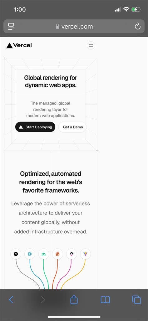 vercel mobile website styling issue feedback vercel community