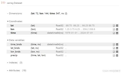 python气象学习笔记（三）：xarray——多维数组及数据集 csdn博客