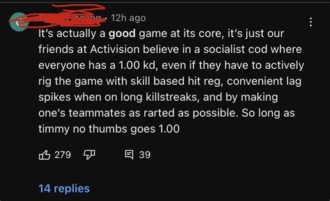 Cant Believe These Woke Socialists Putting Sbmm In Muh Call Of Duty R Gamingcirclejerk