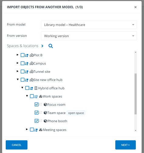 Importing Objects From Other Briefbuilder Models Briefbuilder Knowledge Base