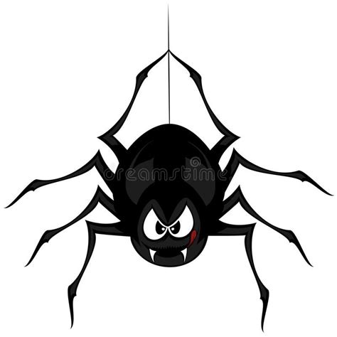 Funny Freaky Spider Cartoon