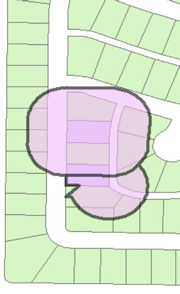 Buffers Not Overlapping Correctly In Arcgis For Desktop Geographic Information Systems Stack