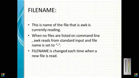 Awk An Advanced Filter Youtube