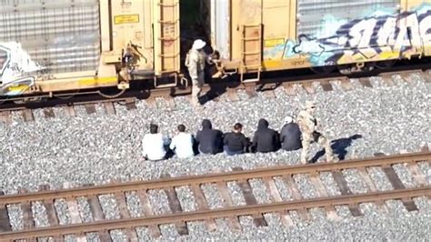 Border Agents Find Migrants Hiding In Pickup Truck Bed Aboard Train As Large Groups Continue To