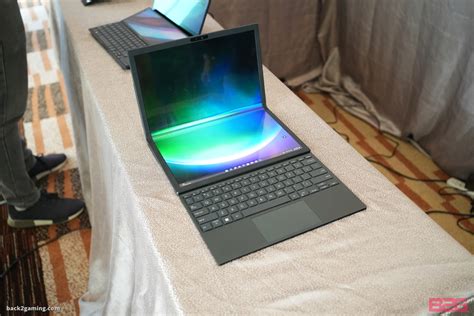 Hands On With The Asus Zenbook Fold Oled Foldable Laptop Pc Back Gaming