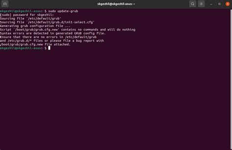 Grub2 Script `bootgrubgrubcfgnew Contains No Commands And Will