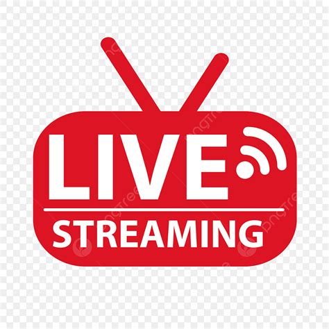 라이브 스트리밍 아이콘 로고 무료 다운로드 무료 다운로드 생방송 스트리밍 Png 일러스트 및 벡터 에 대한 무료 다운로드 Pngtree