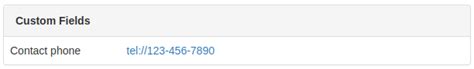 Custom Fields Mailto And Tel Field Type · Issue 4901 · Netbox