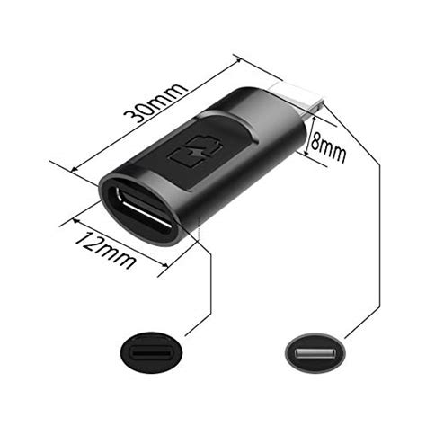 Stouchi Ios Adapter Usb C Female To Ios Male Adapter V A Fast Charging Type C To Ios