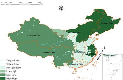 Local Indicators Of Spatial Association Map Download Scientific Diagram