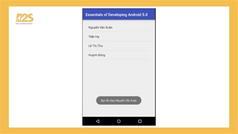Listview Trong Android R2s Academy