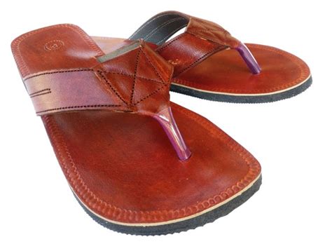 Handmade Men Leather Sandals Handcrafted Gents Sandal Brown V Etsy