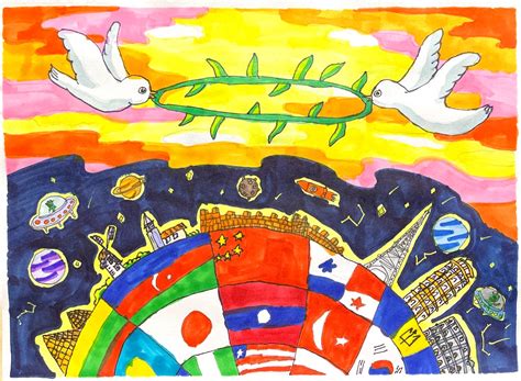参赛及获奖作品详情 国际青少儿艺术交流平台 Peace Art 国际青少儿艺术大赛