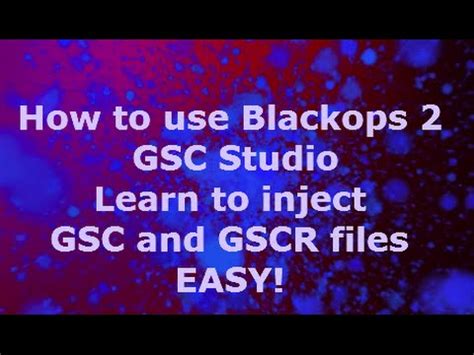 How To Inject GSC And GSCR Files Blackops Multiplayer PS CFW YouTube