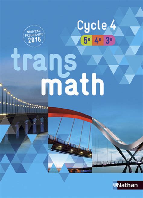 Transmath Cycle 4 Biblio Manuels