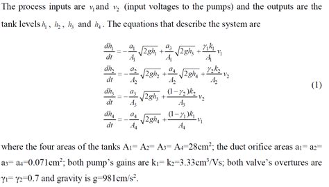 Objectives Analyse A Hydraulic Multivariable