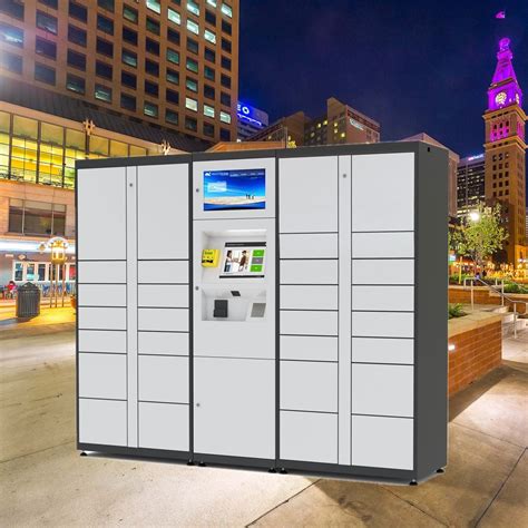 Logistic Parcel Delivery Lockers Electronic Intelligent Parcel Lockers