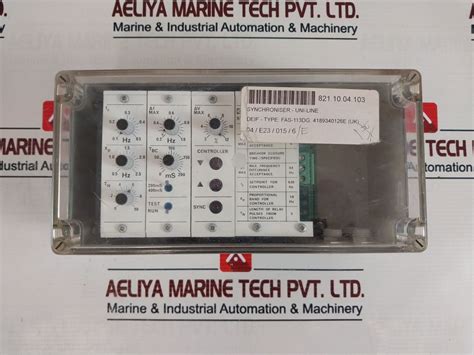 Deif Full Auto Synchronising Relay Aeliya Marine
