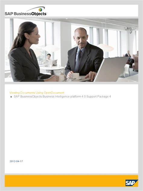 Viewing Documents Using Opendocument Sap Businessobjects Business Intelligence Docsharetips