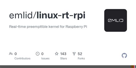 GitHub Emlid Linux Rt Rpi Real Time Preemptible Kernel For Raspberry Pi