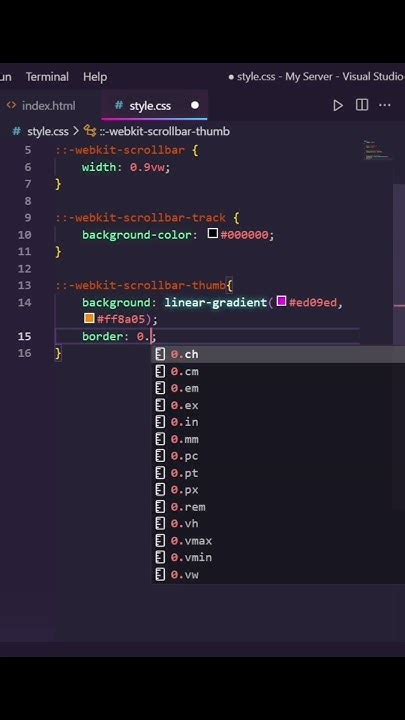 Add Custom Scrollbar Using Html Andcss Shorts Html Css Youtube