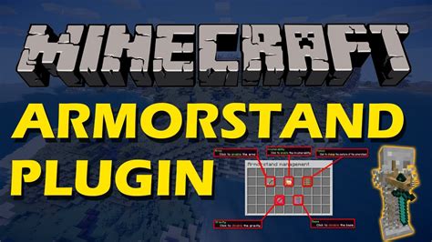 edit armorstands in minecraft with armorstand manager plugin youtube