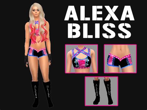 The Sims Resource Wwe Alexa Bliss Wrestling Gear