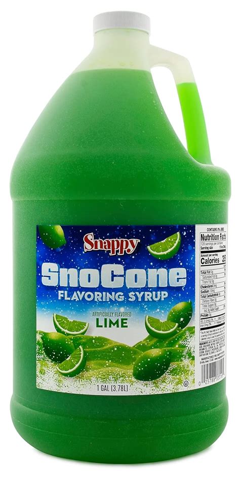 Snappy Sno Cone Syrup Mix And Match 4 Pack 1 Gallon 128 Ounces Sizes