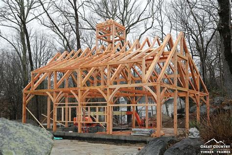 Beautiful Naked Frame And Finished Awesome Job From Great Country Timber Frames