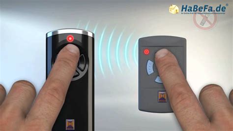 Übertragung der Programmierung von Hörmann Handsender HSM4 zu HS5 BS