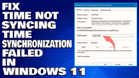 How To Fix Time Not Syncing Time Synchronization Failed In Windows 11