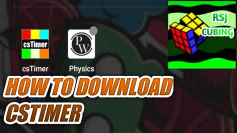 How To Download Cstimer YouTube