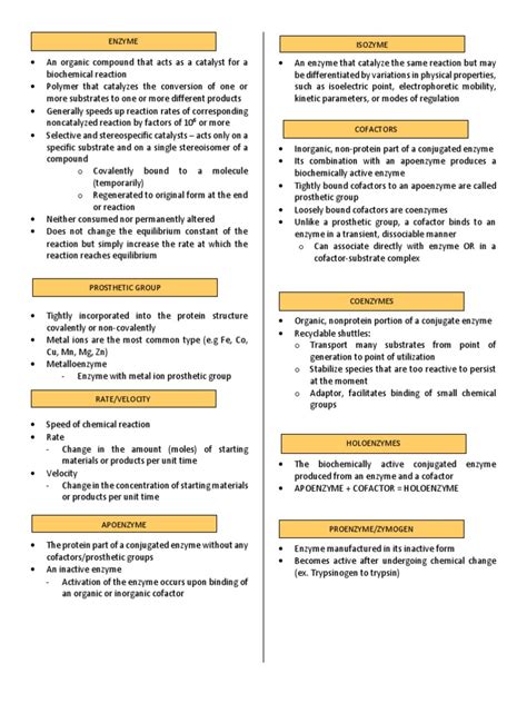 Enzymes Pdf Enzyme Enzyme Inhibitor