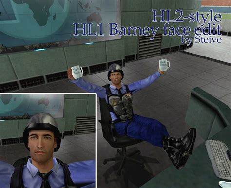 Hl1 Barney Face Edit By Steive On Deviantart