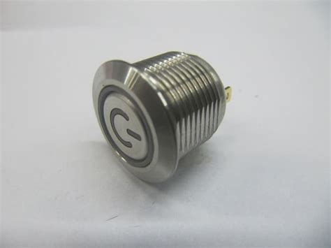 RS PRO RS PRO Illuminated Push Button Switch Momentary Panel Mount 16mm Cutout SPST RGB