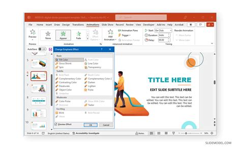 Powerpoint Animations Animate Text Objects And Slides In Your Presentations