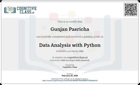 gunjan pasricha on linkedin dataanalytics python cognitiveclass