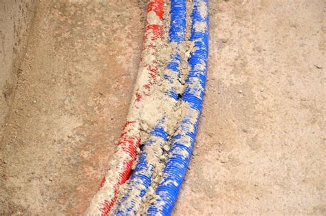 Premium Photo Installing Power Outlets Power Sockets On Initial Stage Of Construction