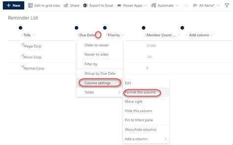Sharepoint Online List View Formatting To Make Things Pop… One Minute Office Magic