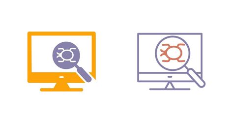 debugging icon design 42920730 vector art at vecteezy