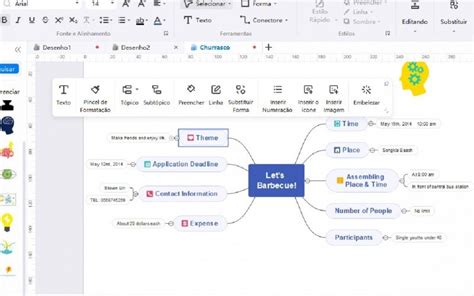 Como Desenhar Um Mapa Mental No Edrawmax Abc