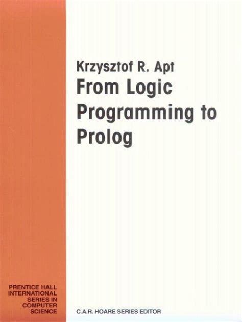From Logic Programming To Prolog Pdf Array Data Type Mathematical Logic