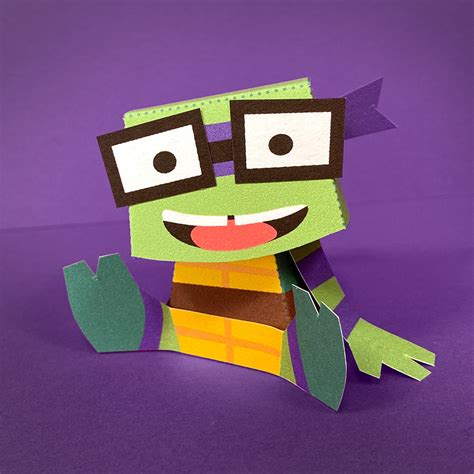 Teenage Mutant Ninja Turtles Michelangelo Paper Craft