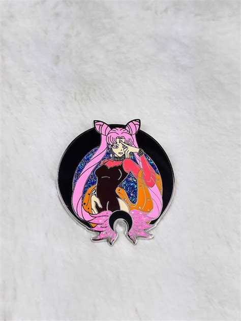 Wicked Lady Chibiusa Sailor Moon Glitter Hard Enamel Pin Etsy
