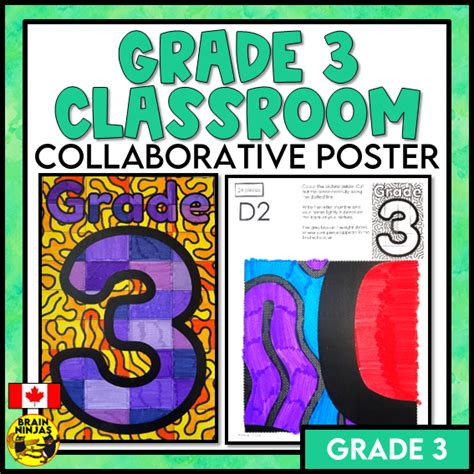 Grade 3 Classroom Collaborative Poster Paper Brainninjas